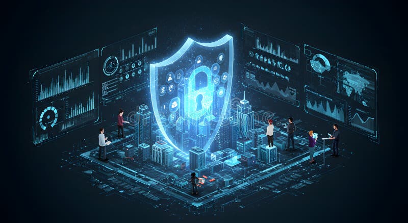 Futuristic City Protected by Digital Shield: a Concept of Cybersecurity ...