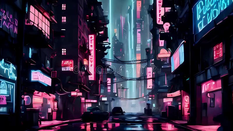Futuristic City Town Square Stock Video - Video of abstract ...