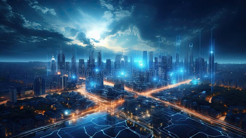 646 Ai Cityscape Smart Tech Integration Stock Photos - Free & Royalty ...