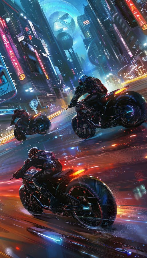 Imaginative Drift Bikes Stock Illustrations – 2 Imaginative Drift Bikes ...