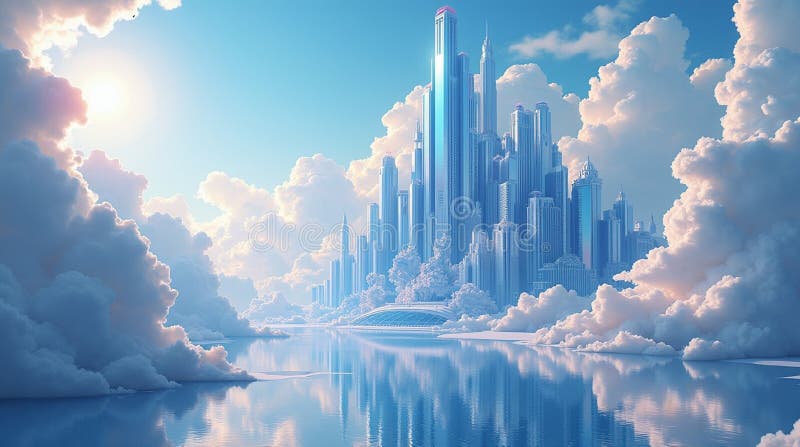 Reflections of a Futuristic Utopia, the Serene City of Tomorrow ...