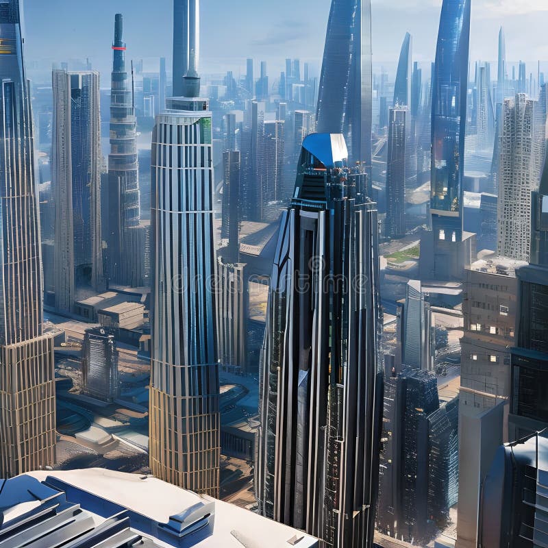 Towering Skyscraper Stock Illustrations – 1,659 Towering Skyscraper ...