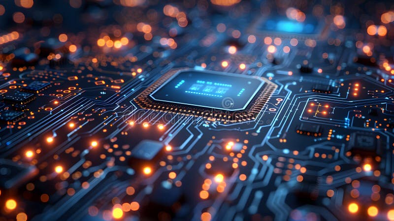 Modern Metropolis - Innovative Technology Landscape Stock Illustration ...