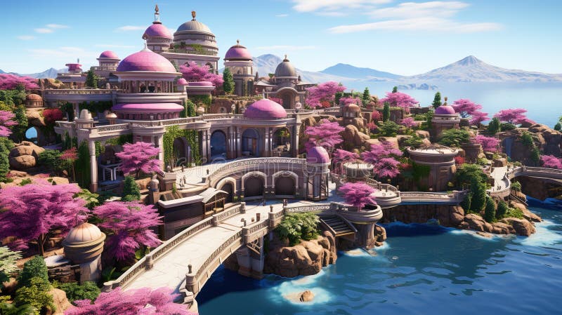 A futuristic Cityworld stock illustration. Illustration of cityworld ...