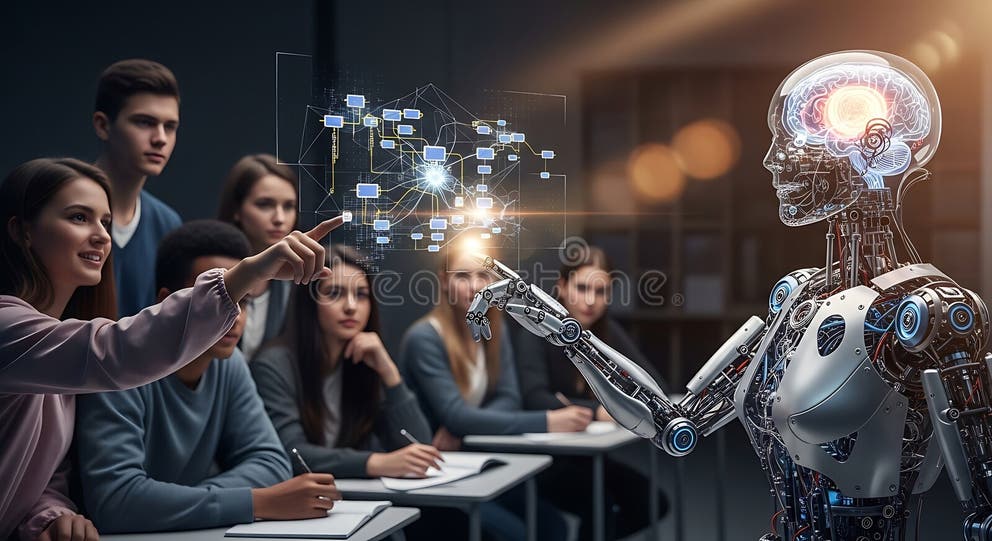 Futuristic Classroom Robot Engages Young Students in Interactive ...