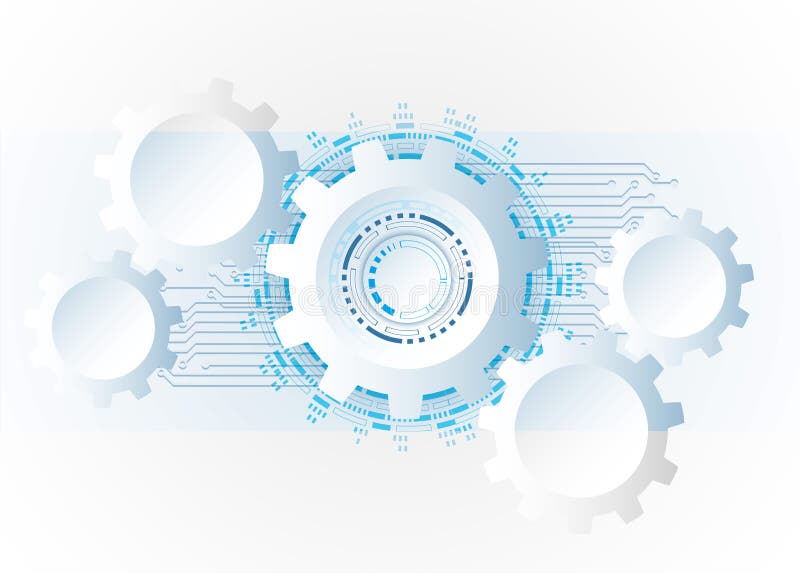 Clean Technology Background Gray Stock Illustration - Illustration of ...