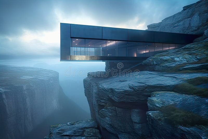 Cliffside Architecture Stock Illustrations – 838 Cliffside Architecture ...