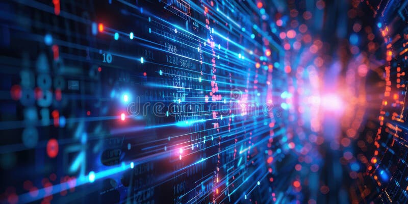 Futuristic Cloud Computing Concept with Glowing Digital Cloud Symbol ...