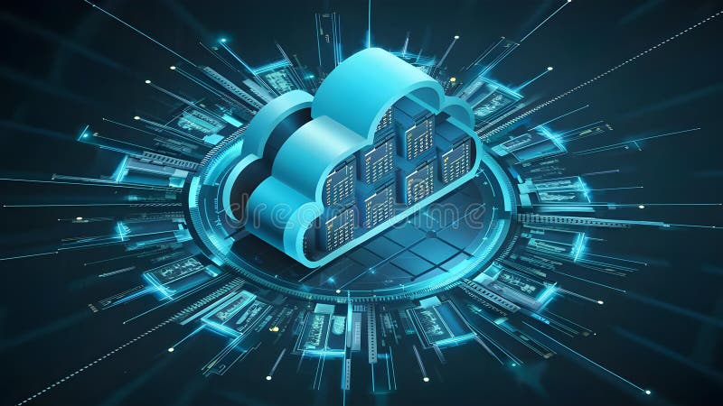Futuristic Cloud Computing Core. Concept Technology Trends, Cloud ... Futuristic Cloud Computing Core. Concept Technology Trends, Cloud ...