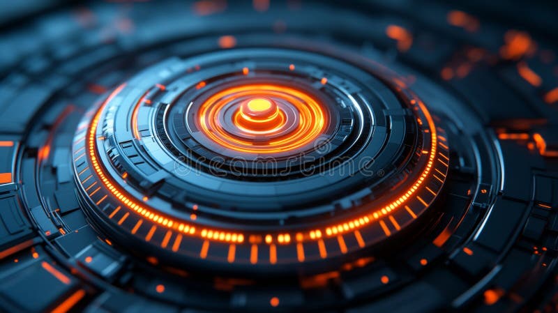 Futuristic CNC Machine, Plasma Cutting Technology, Glowing Effects ...