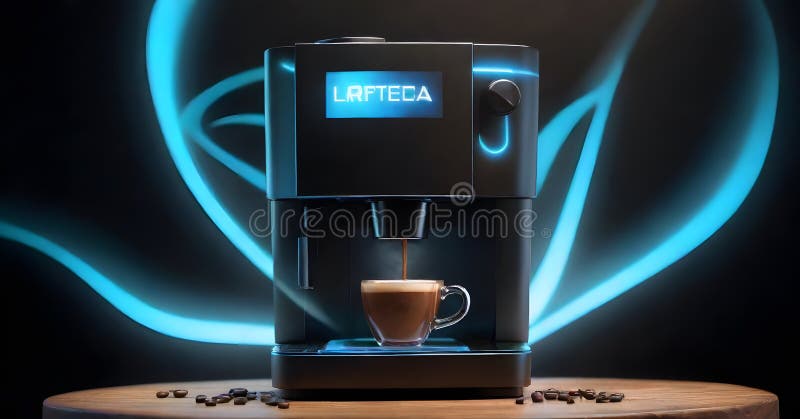 Futuristic Coffee Experience Stock Image - Image of futuristic ...