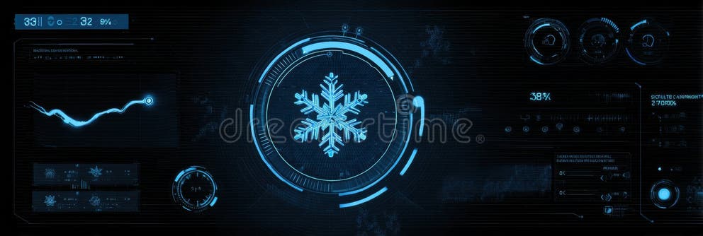Futuristic Cold Prevention Smart Technology Interface with 3D User ...
