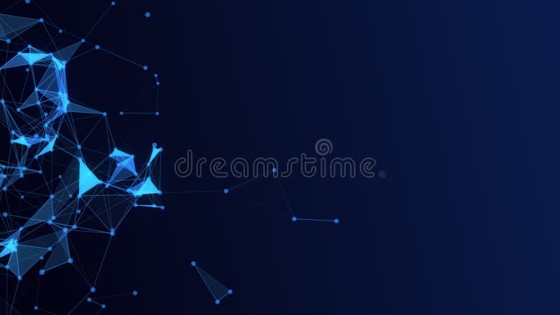 Futuristic Commercial Internet Background Particles Rise Stock ...