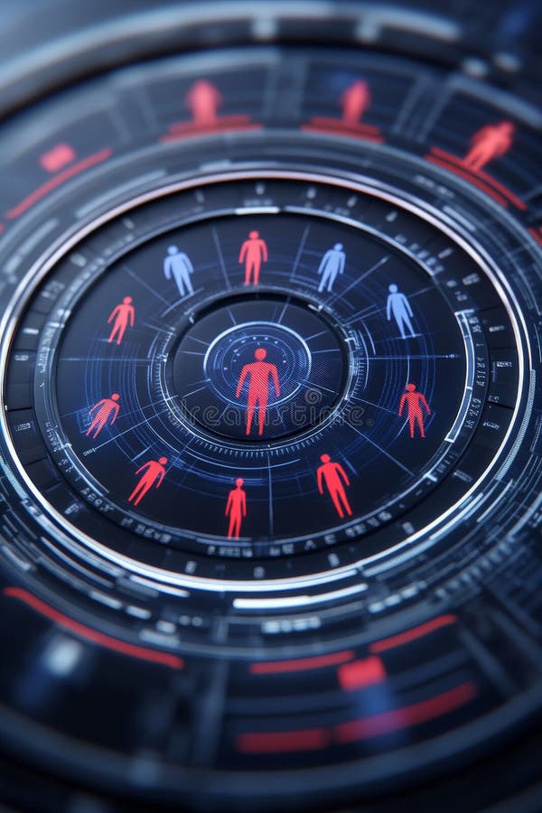 Futuristic Compass with Glowing Digital Design Elements Symbolizing ...