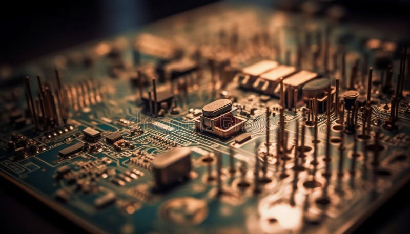 Futuristic Computer Chip Pattern, Extreme Close Up Generated by AI ... Futuristic Computer Chip Pattern, Extreme Close Up Generated by AI ...