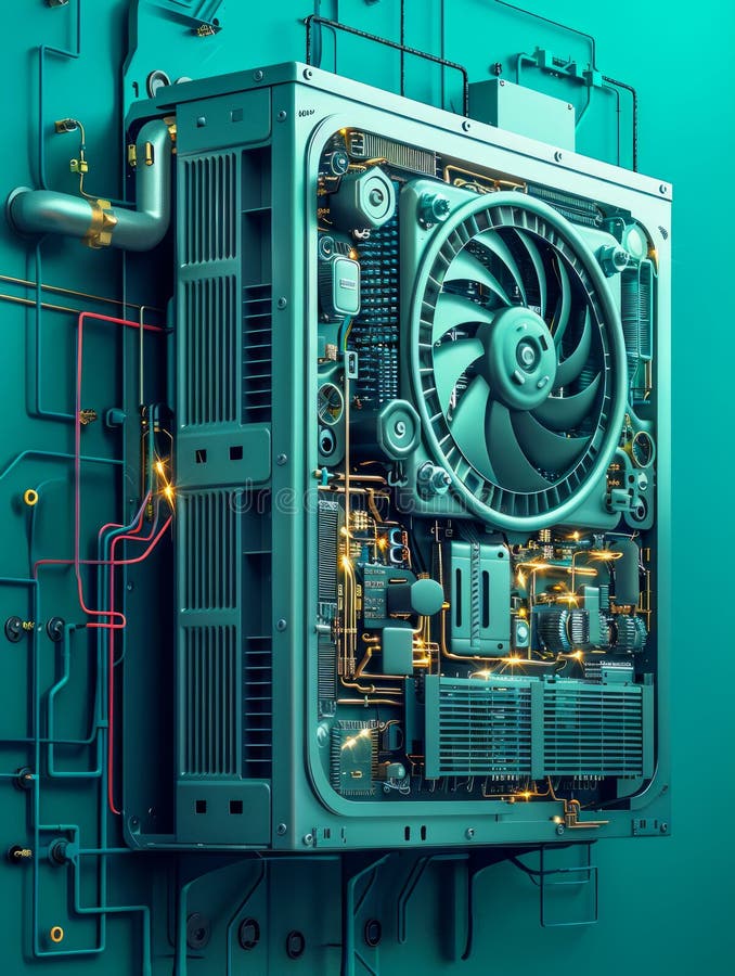 Futuristic Electronic Background 3d Stock Illustrations – 54,130 ...