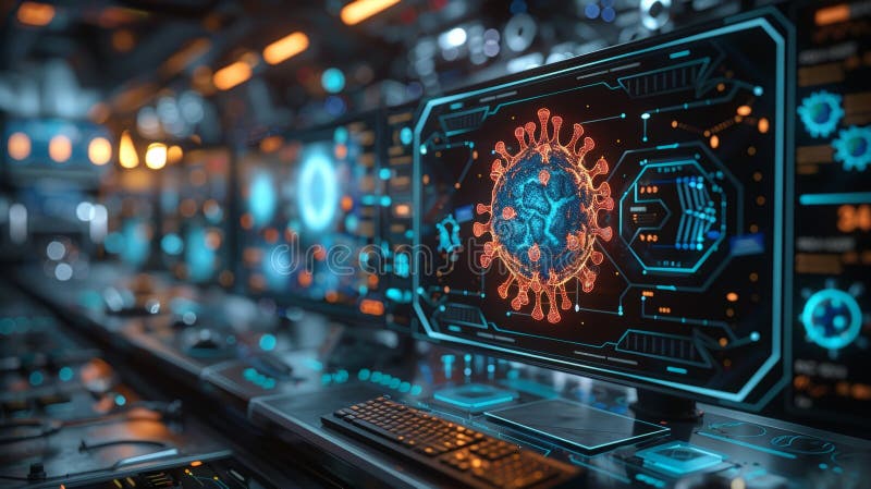 Tech Cyber Computer Stock Illustrations – 175,527 Tech Cyber Computer ...