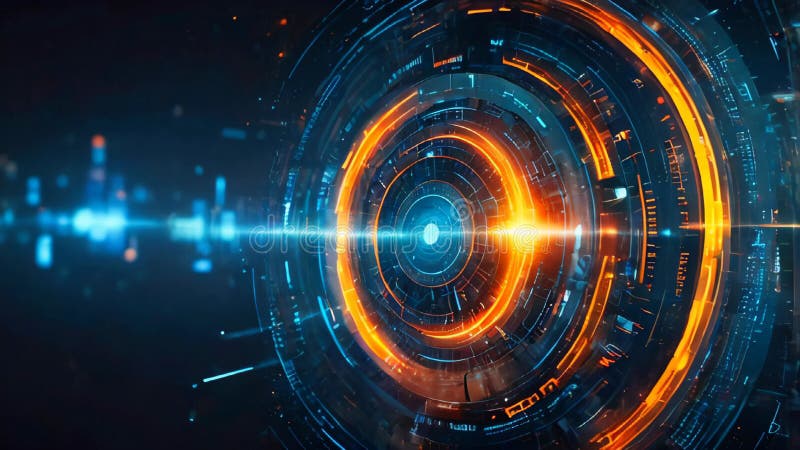 Futuristic Computer Interface. Generative AI. Stock Video - Video of ...