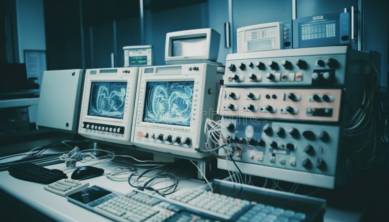 Futuristic Computer Lab with Advanced Medical Equipment Generative AI ... Futuristic Computer Lab with Advanced Medical Equipment Generative AI ...