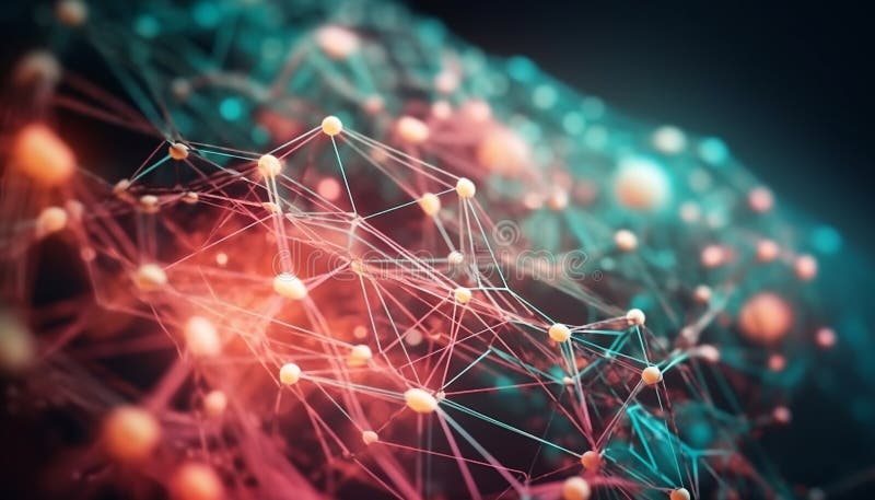 Futuristic Computer Network Connects Global Communication Waves ...