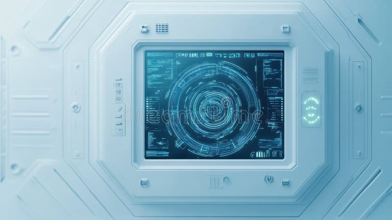 Futuristic Computer Screen Interface, Glimpse into the Future of ...