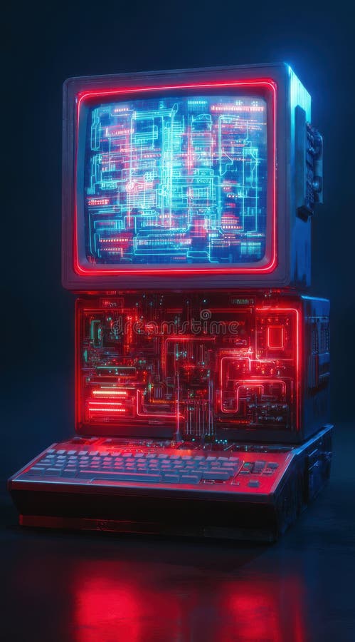 Futuristic Computer System Stock Illustrations – 231,026 Futuristic ...