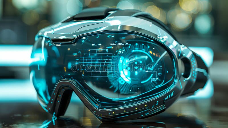 A Futuristic Concept of a Brain-computer Interface Device, Resembling a ...