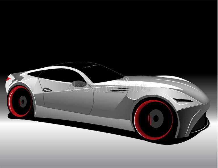 Futuristic Car Drawing Stock Illustrations – 2,722 Futuristic Car ...