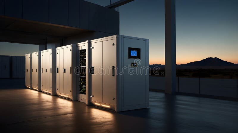 A Futuristic Concept of Clean, Efficient Battery Storage Stock ...