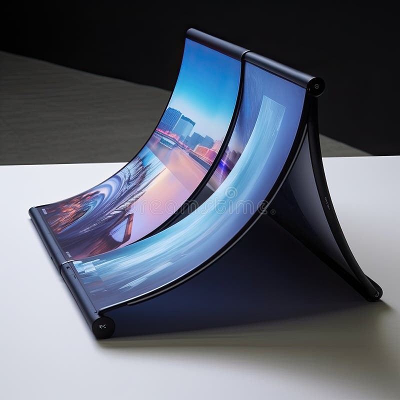 Futuristic Concept of a Folding Smartphone with a Flexible Display ...