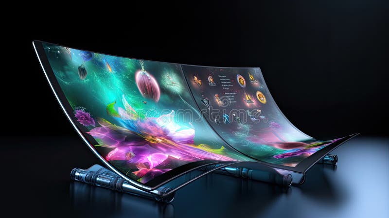 Futuristic Concept of a Folding Smartphone with a Flexible Display ...