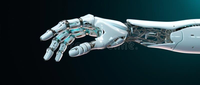 Hand Science Machine Concept Artificial Cyborg Limb Invention ...