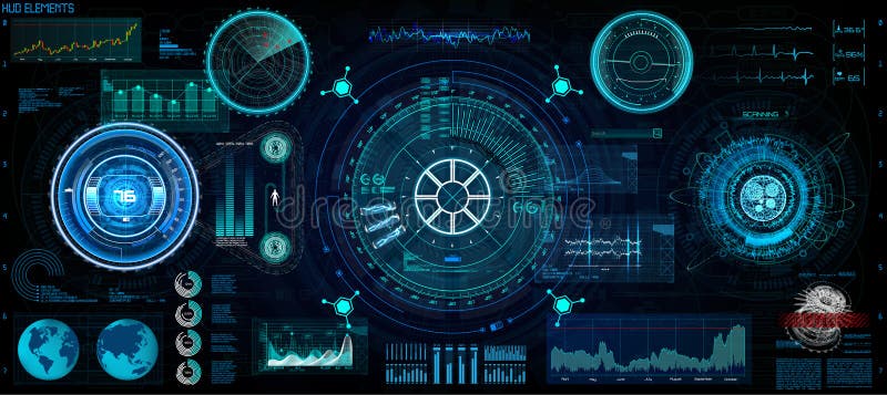 Futuristic Concept HUD, GUI Style. Screen Stock Vector - Illustration ... Futuristic Concept HUD, GUI Style. Screen Stock Vector - Illustration ...