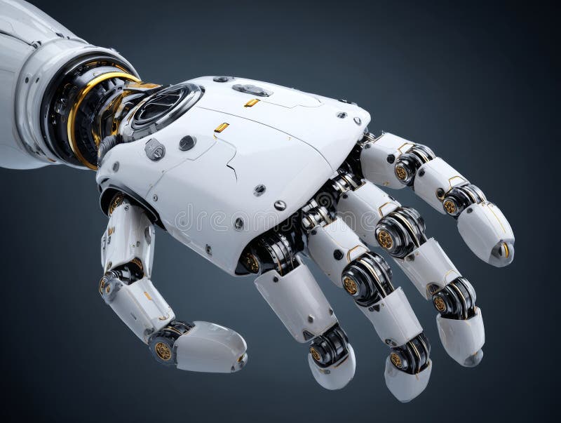 A Futuristic Concept Illustration Featuring a Robot Arm that Utilizes ...