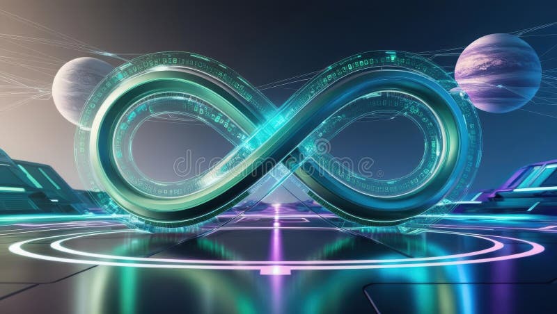 Futuristic Concept Illustration Representing Advanced Science and ...