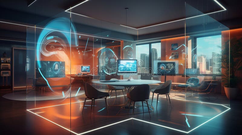 Futuristic Concept of the Meeting Room: Cutting-edge Interactive ...