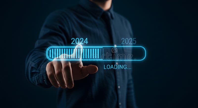 Progress Bar Loading from Year Two Thousand Twenty Four To Two Thousand ...