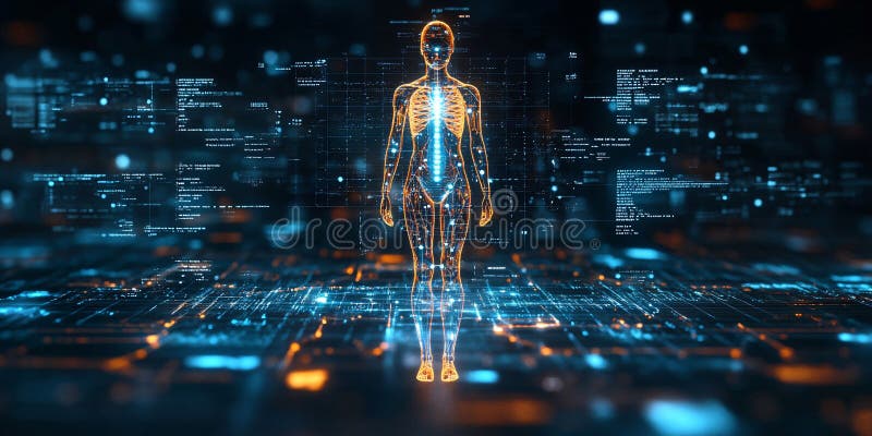 Futuristic Concept of Wearable Technology with Digital Human Model in a ...