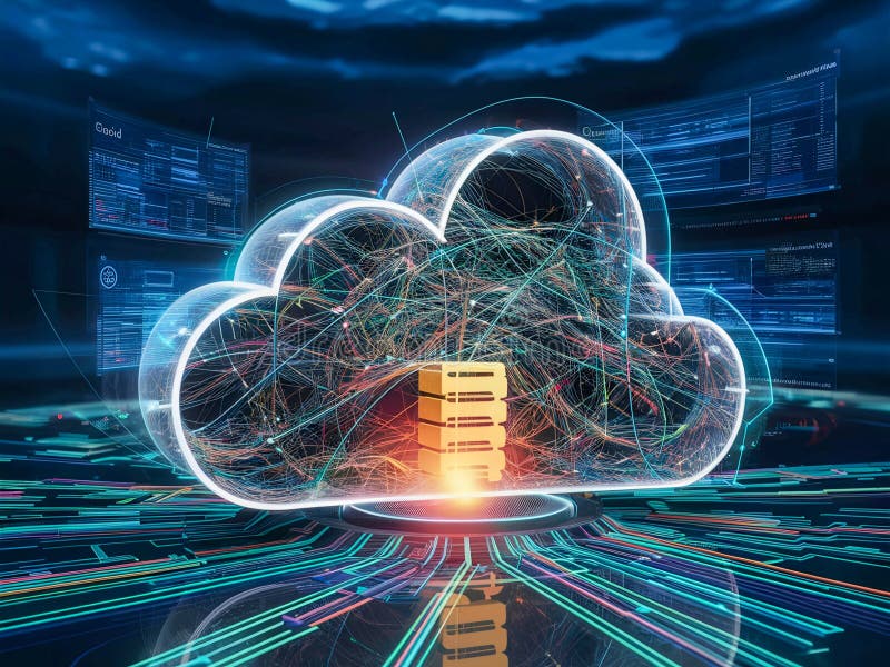 Interconnected Servers Stock Illustrations – 266 Interconnected Servers ...