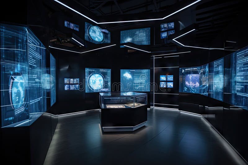 Futuristic and Conceptual Museum with Interactive Exhibits and ...