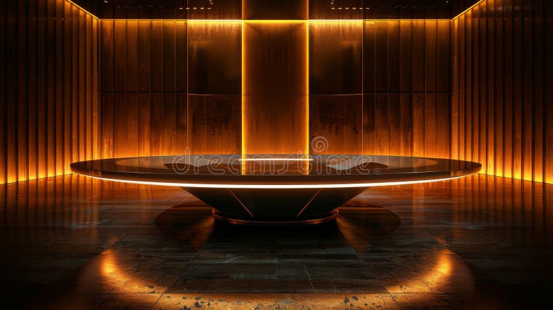 Futuristic Conference Room Design Modern Interior Innovation Technology ...