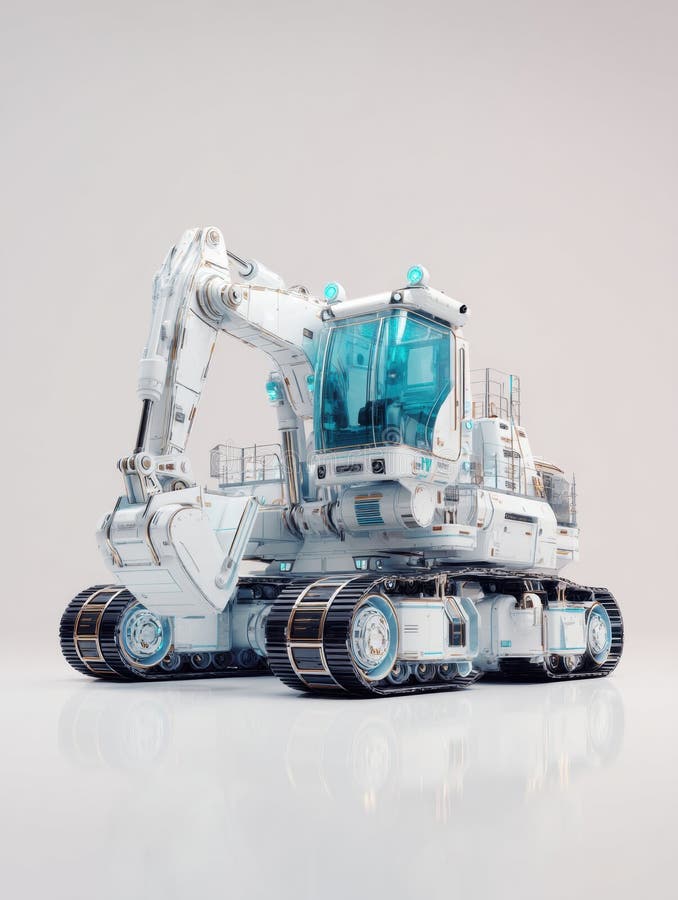 Futuristic Construction Equipment Showcasing Advanced Design and ...