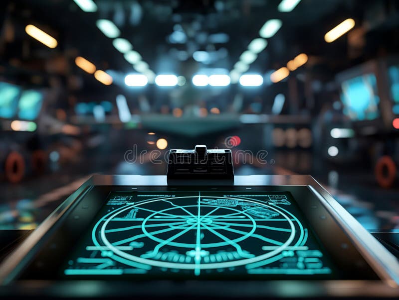Futuristic Control Panel Interface Stock Photo - Image of technology ...