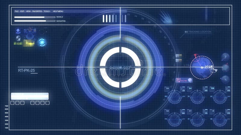 Futuristic Control Panel and Scifi Controls Stock Footage - Video of ...