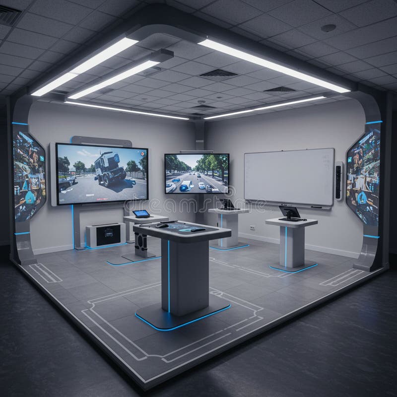 Interactive Digital Whiteboard Displays Stock Illustrations – 64 ...