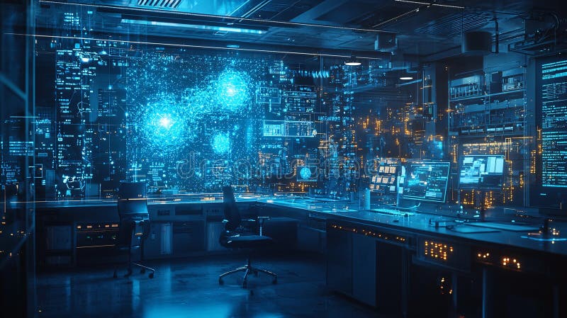 Future Technology Laboratory Stock Image - Image of fantasy, instrument ...