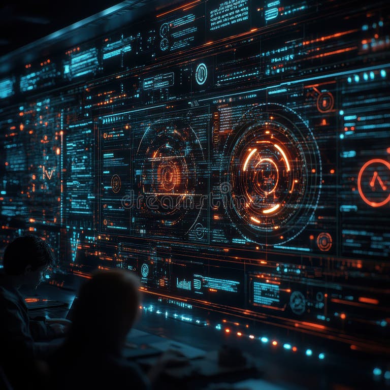 Cybersecurity Interfaces Stock Illustrations – 697 Cybersecurity ...