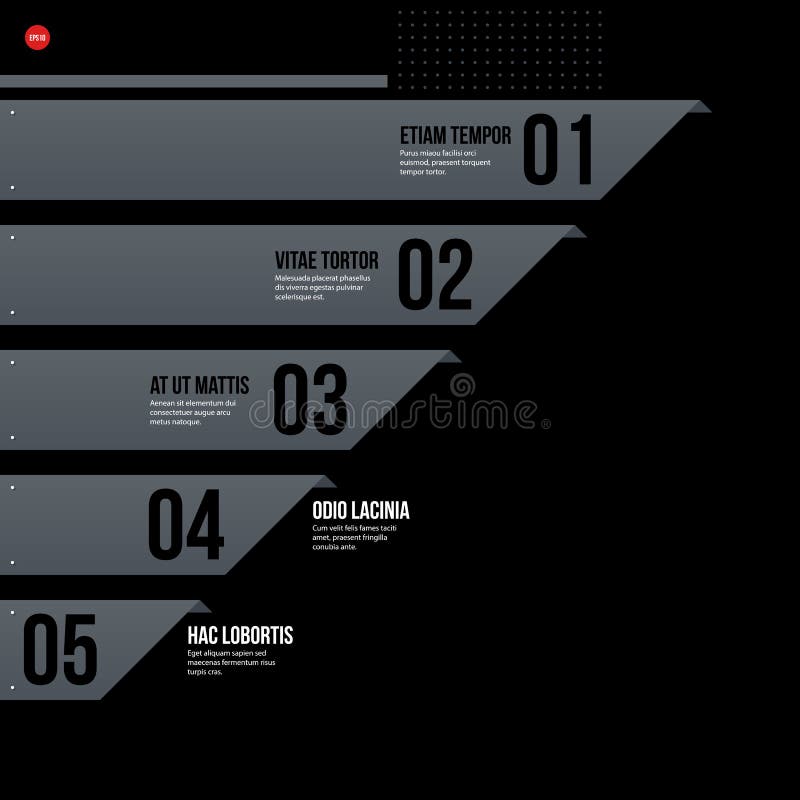 Corporate Chart Template On Bright Blue Background Stock Vector ...