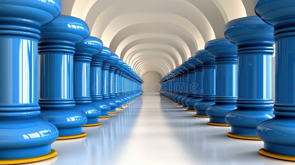Glossy Reflective Columns Stock Illustrations – 1,016 Glossy Reflective ...