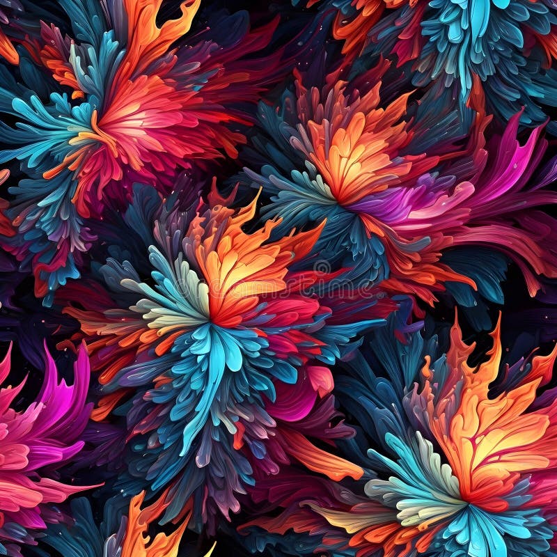 Futuristic Cosmic & Sci-Fi Patterns Stock Illustration - Illustration ...